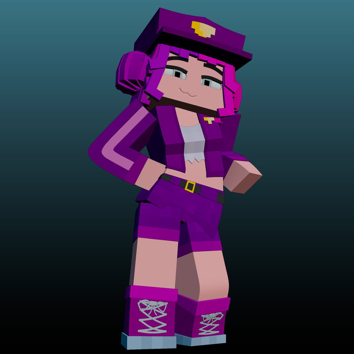 Zamination Purple Girl Purple Girl | Mob Wiki | Fandom