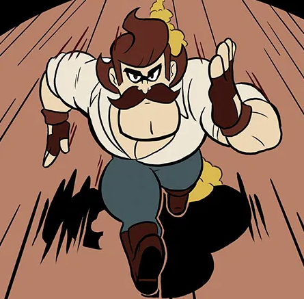 「DEATH BATTLE! Güero Balazos VS Muscle Co」|Death Battle Botのイラスト