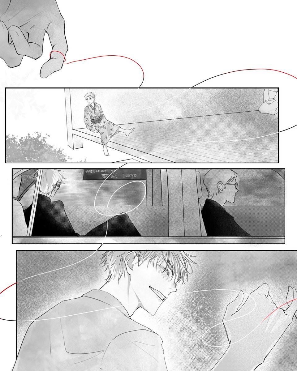 「Invisible strings #五夏 #呪術廻戦 」moss 몼 🍀の漫画
