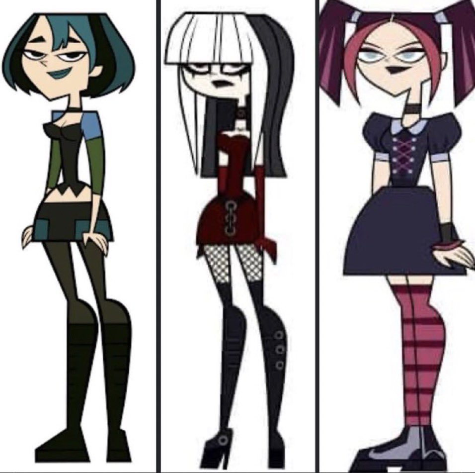 Girly Gothic Cartoons