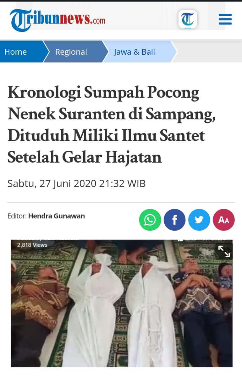SUMPAH POCONG 1992 Sumpah pocong menjadi awal dari teror yang terjadi ...
