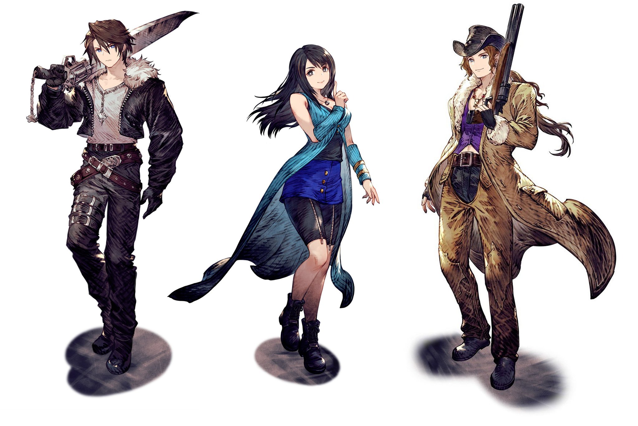 'Ryoji Ohara FF: War of the Visions art for older Final Fantasy characters' appreciation | ResetEra