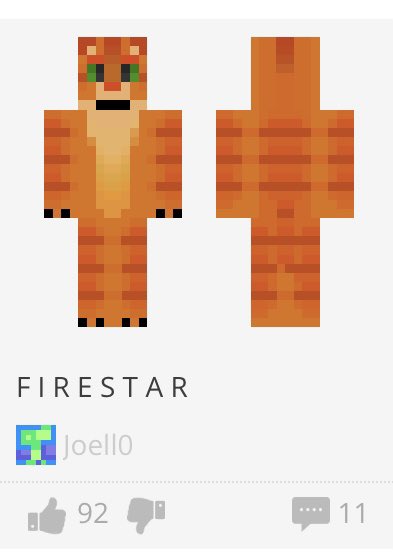 Warrior Cat Minecraft Skin