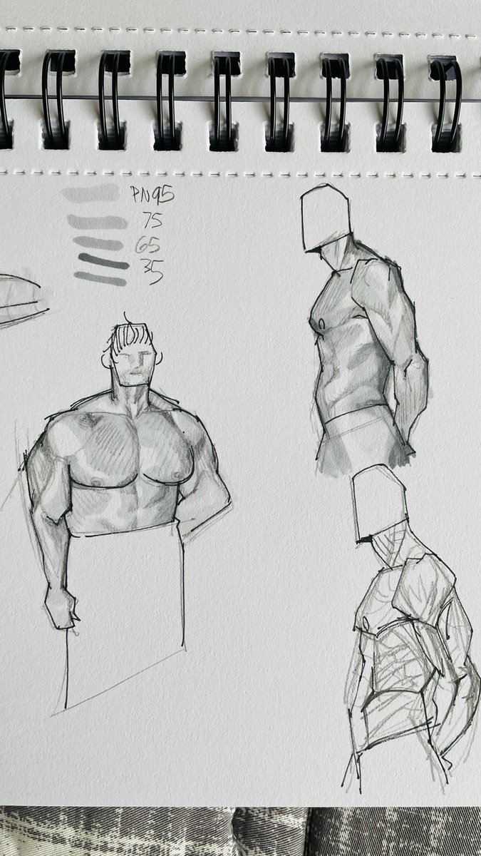 「I've been attempting to do anatomy studies in my down time b」hakei ...