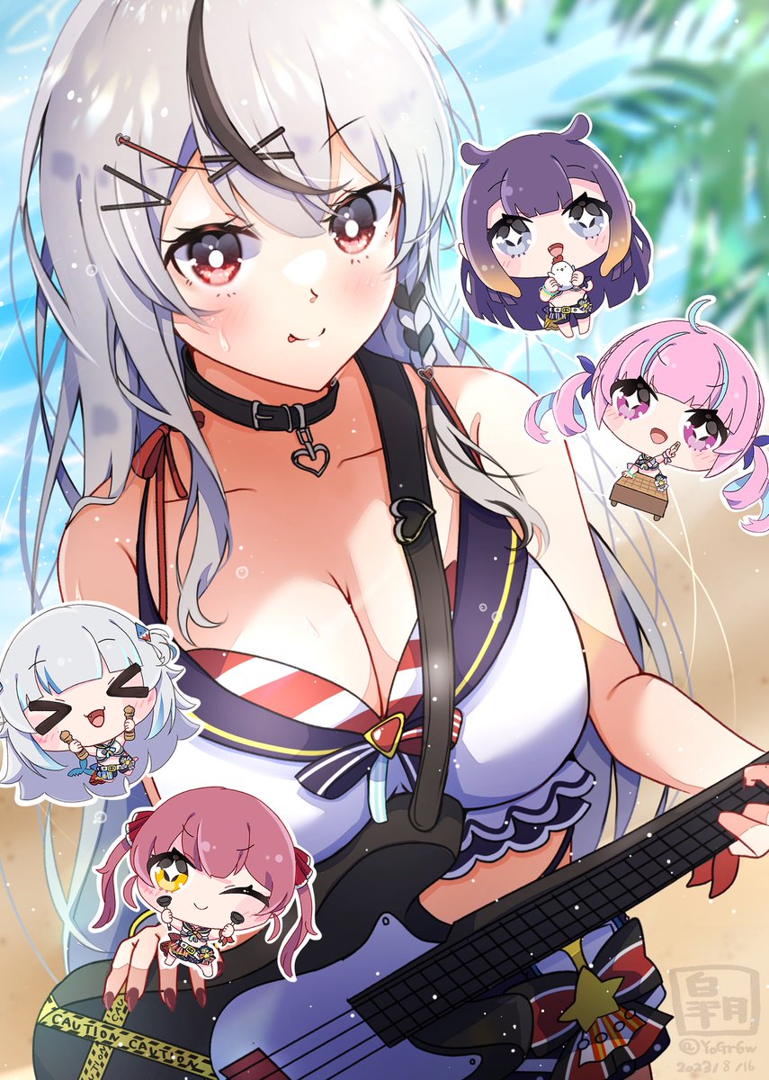 「塩シャチ初コラボの時に描いたやつのリメイクです #さかまた飼育日記 #シオンの書物 」綿抜 皐-Illustrator-🌒skeb募集中の漫画