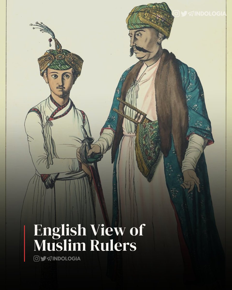 A British report from 1880 describes the feeble Muslim rulers of India ...
