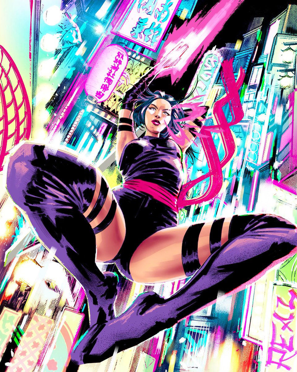 Psylocke X Men Cover