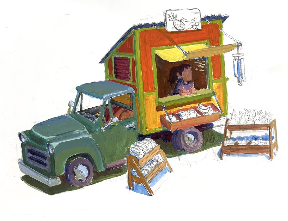 「Pretty straightforward approach- I began」|Pablo Riveraのイラスト