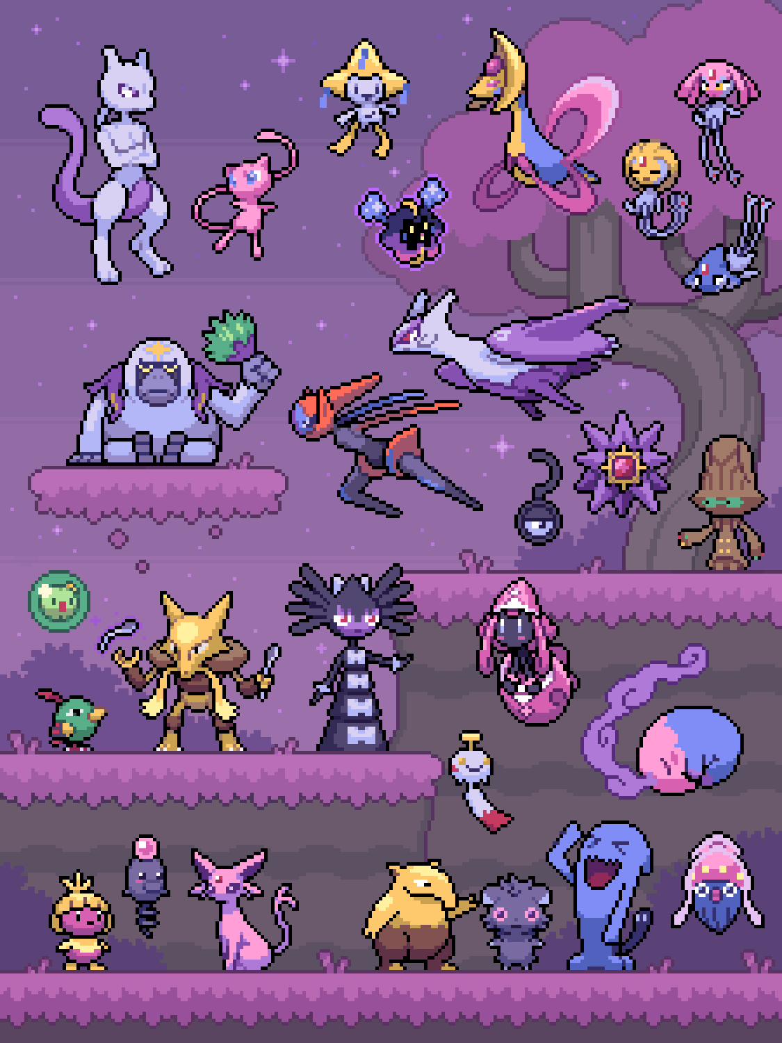 Pokemon Psychic Pokemon