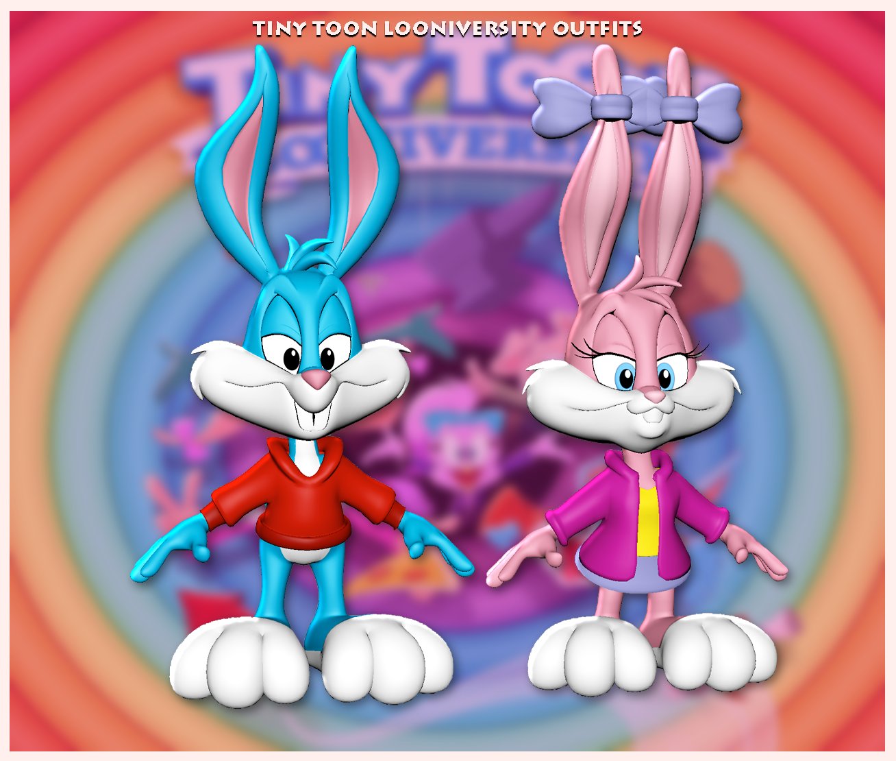 Babs And Buster Bunny Costumes