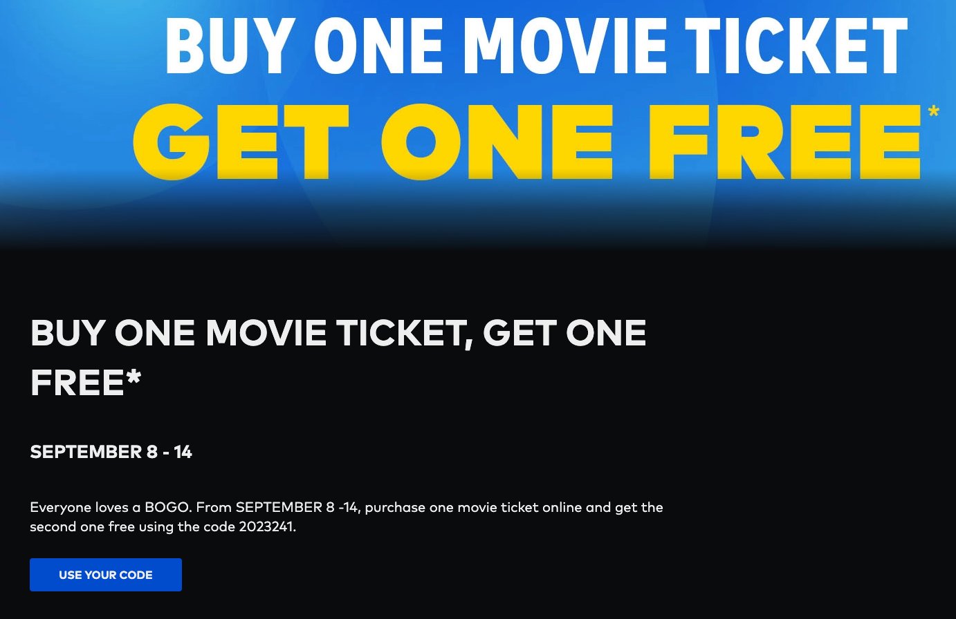 Cineplex Movie Tickets