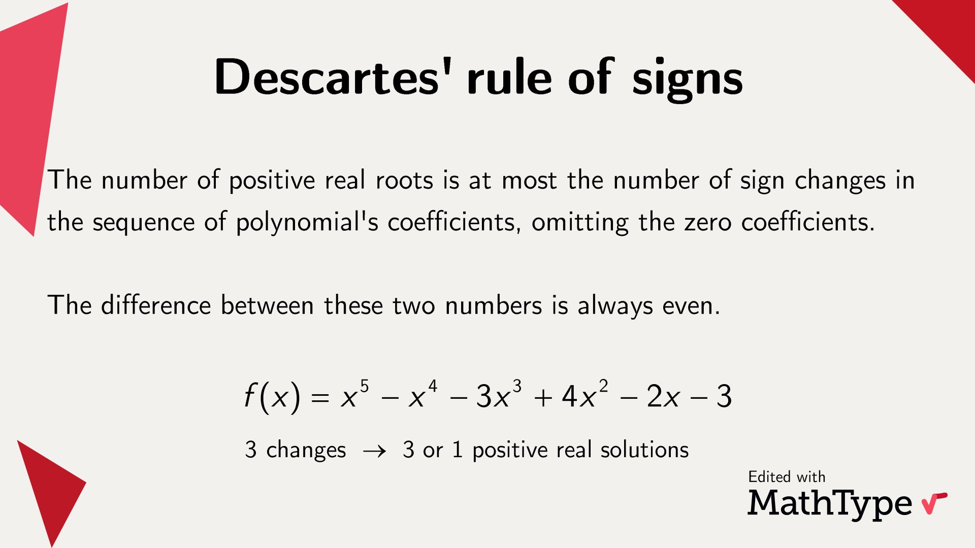 Real Roots Math