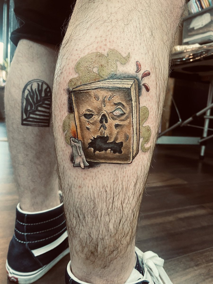 Evil Dead Necronomicon Tattoo MOCIUN Necronomicon Evil Dead Book Dead