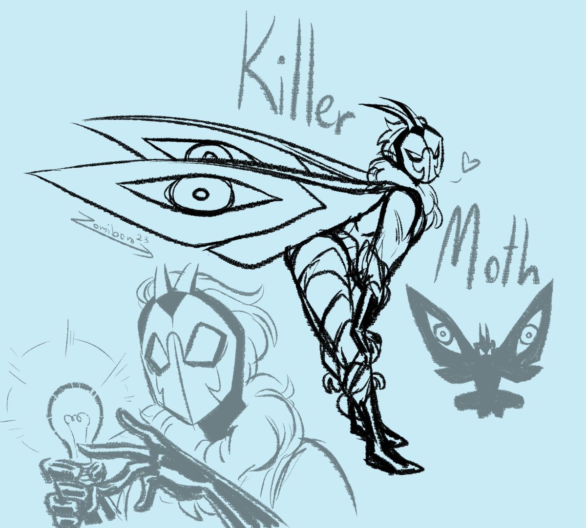 「killer moth from that thing 」 ZOMIBOM || VGen の漫画