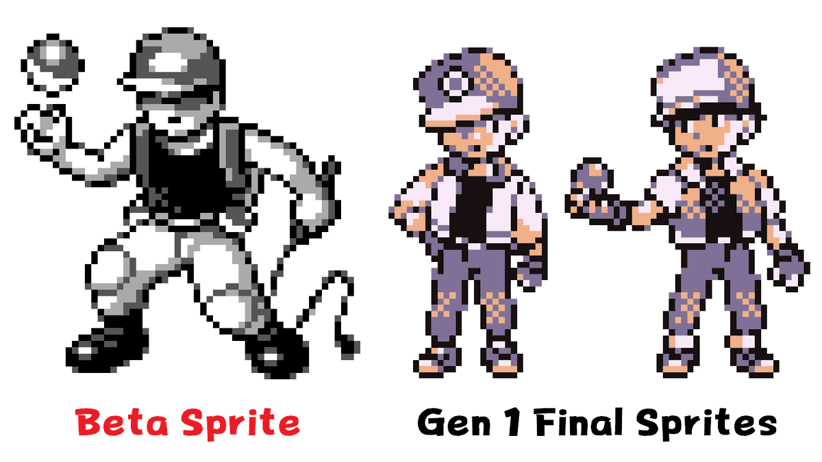 Pokemon Trainer Red Sprite