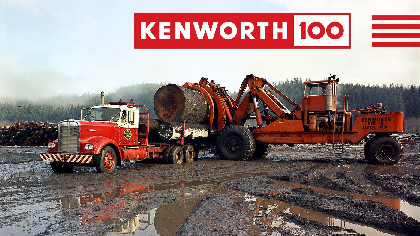 Logging Trucks At Work