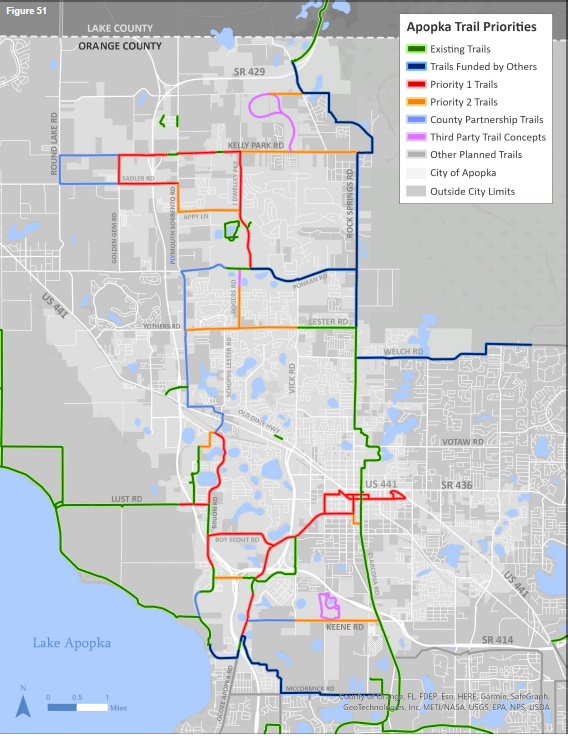 Map Of Apopka Florida