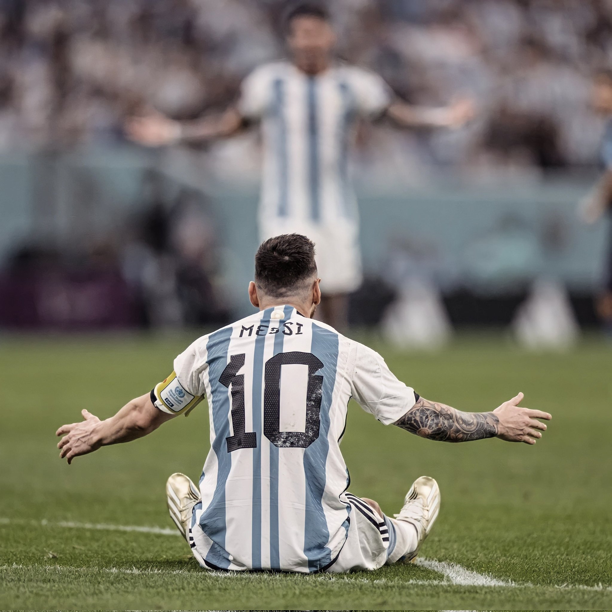 Messi Doing A Chilena