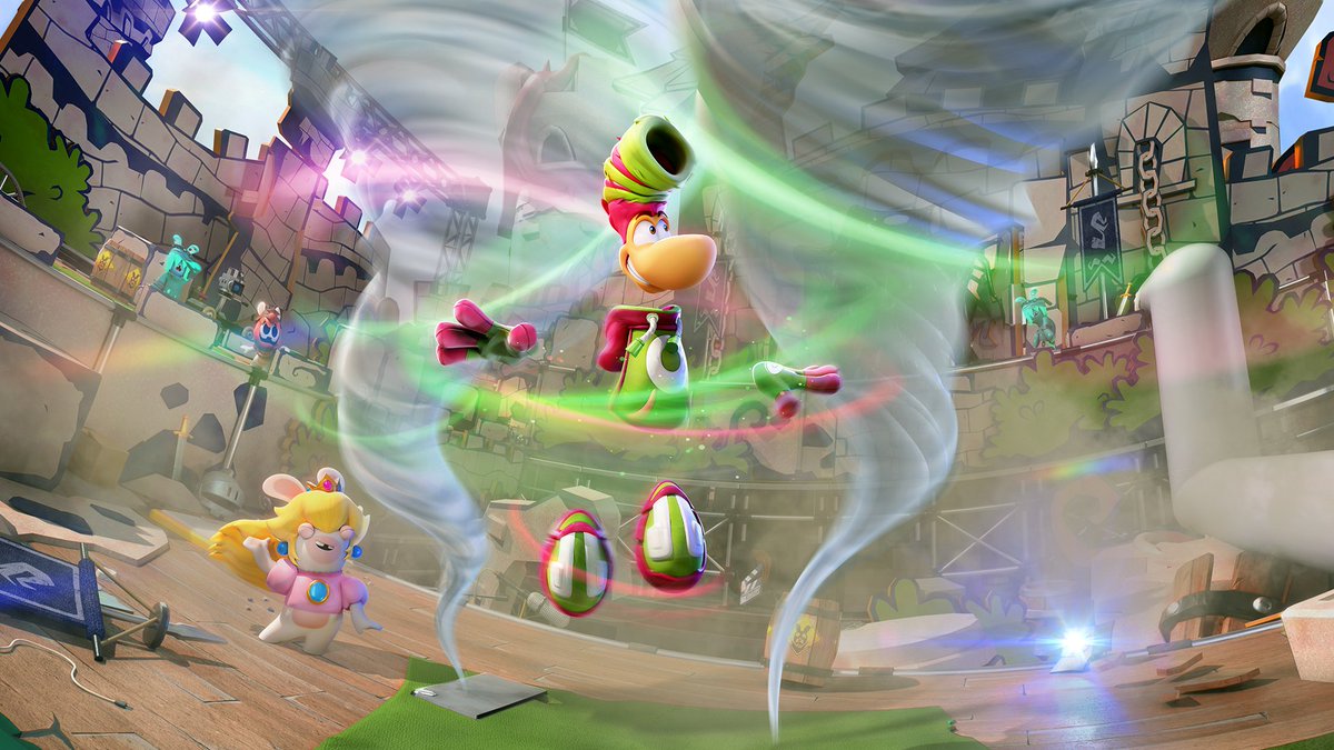 Rayman is a fashionista 👕 👖 🧦 (don't tell Rabbid Peach)! Help him ...