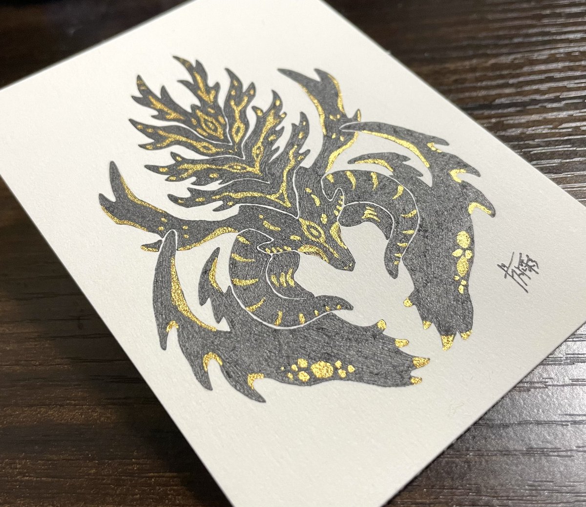 no humans traditional media signature pokemon (creature) dragon marker ...