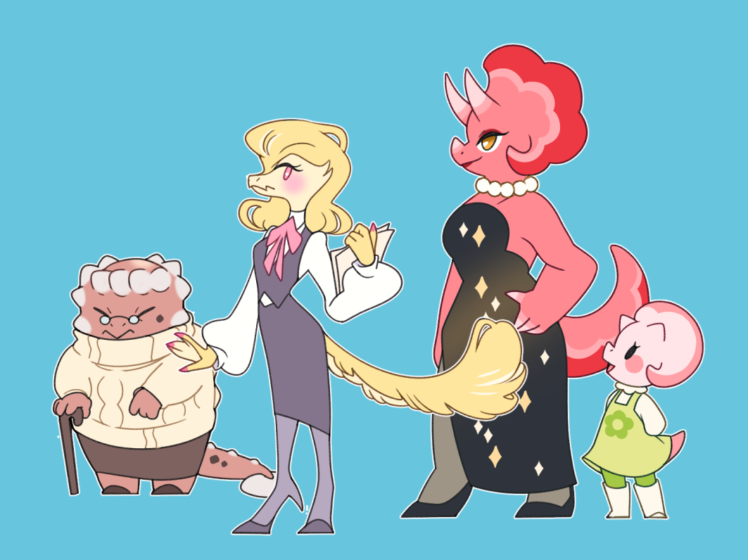 「A lil closer look at the characters! Now」|Vergolophus (𝘝 ...