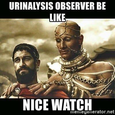 Urinalysis Observer Memes The IIIAC G2 ACE SGM, MSG Henninger Dressed
