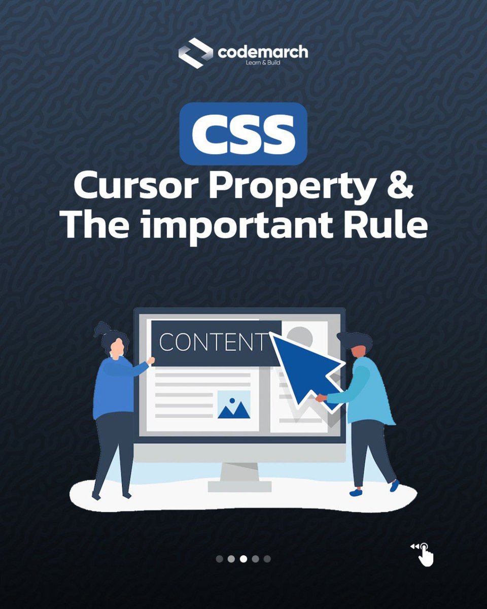 Cursor Property And The Important Rule In Css Thread From Codemarch