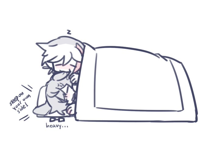 「I've always loved drawing snoozy blankie」|peepi🌸@ doujima'23のイラスト