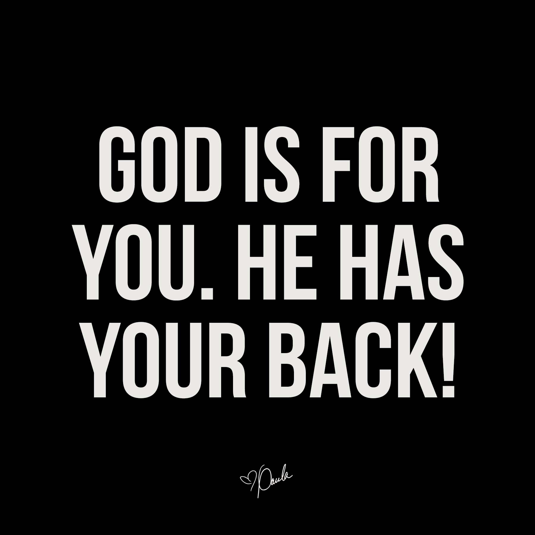 God Has Your Back Quotes