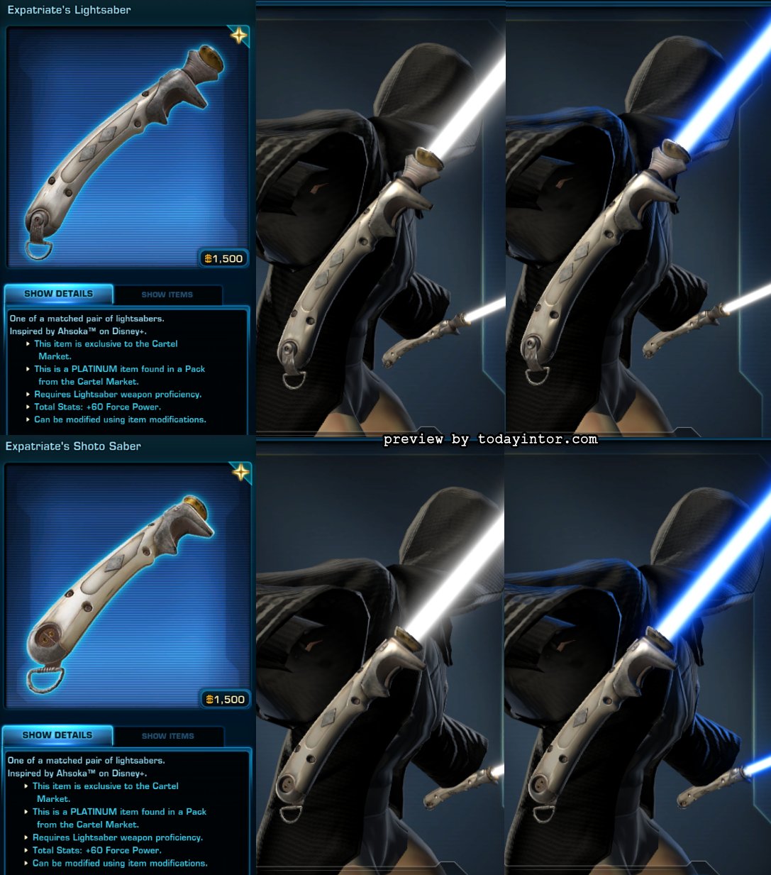 White Lightsaber Swtor