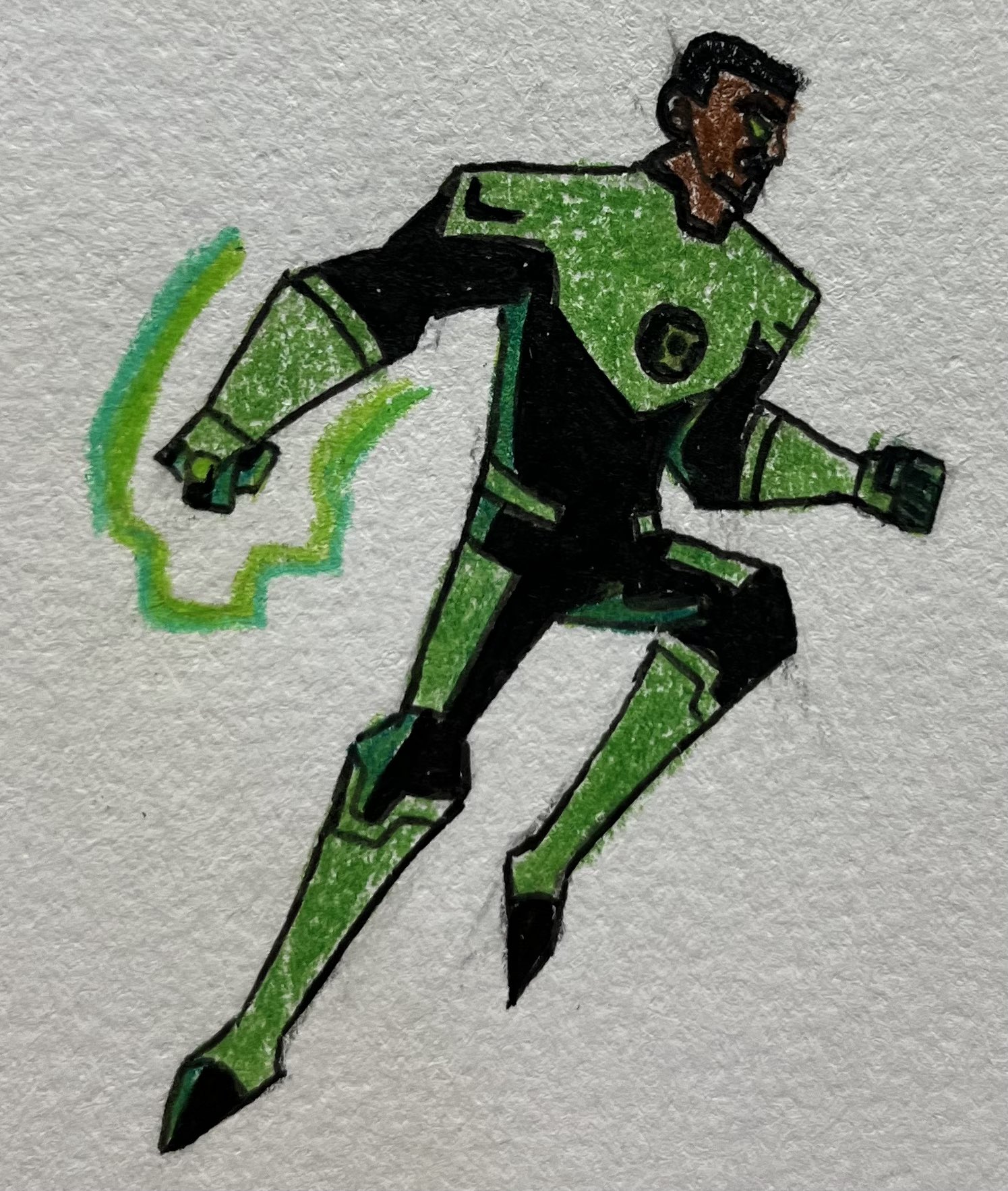 Green Lantern Drawing Easy
