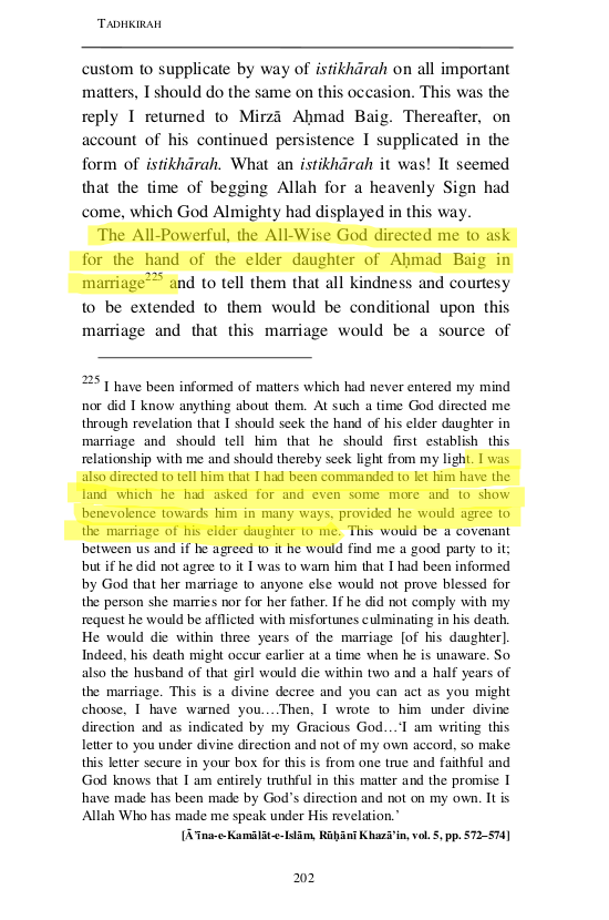 A timeline of the Muhammadi Begum prophecy - المسلسل من Ahmadi ...