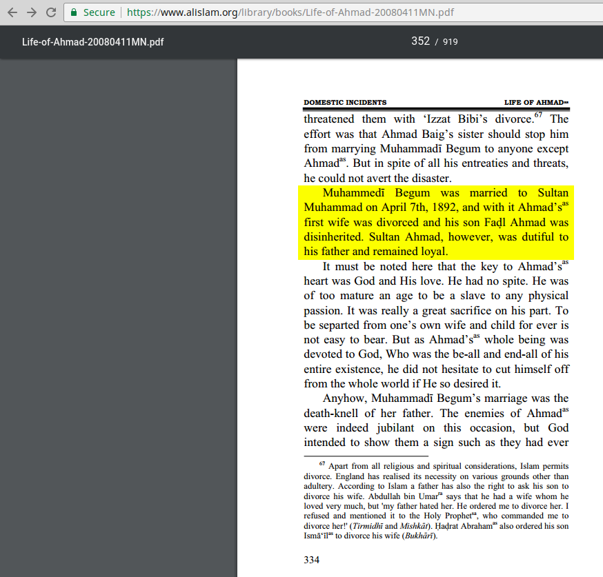 A timeline of the Muhammadi Begum prophecy - Ahmadi Highlights | Rattibha