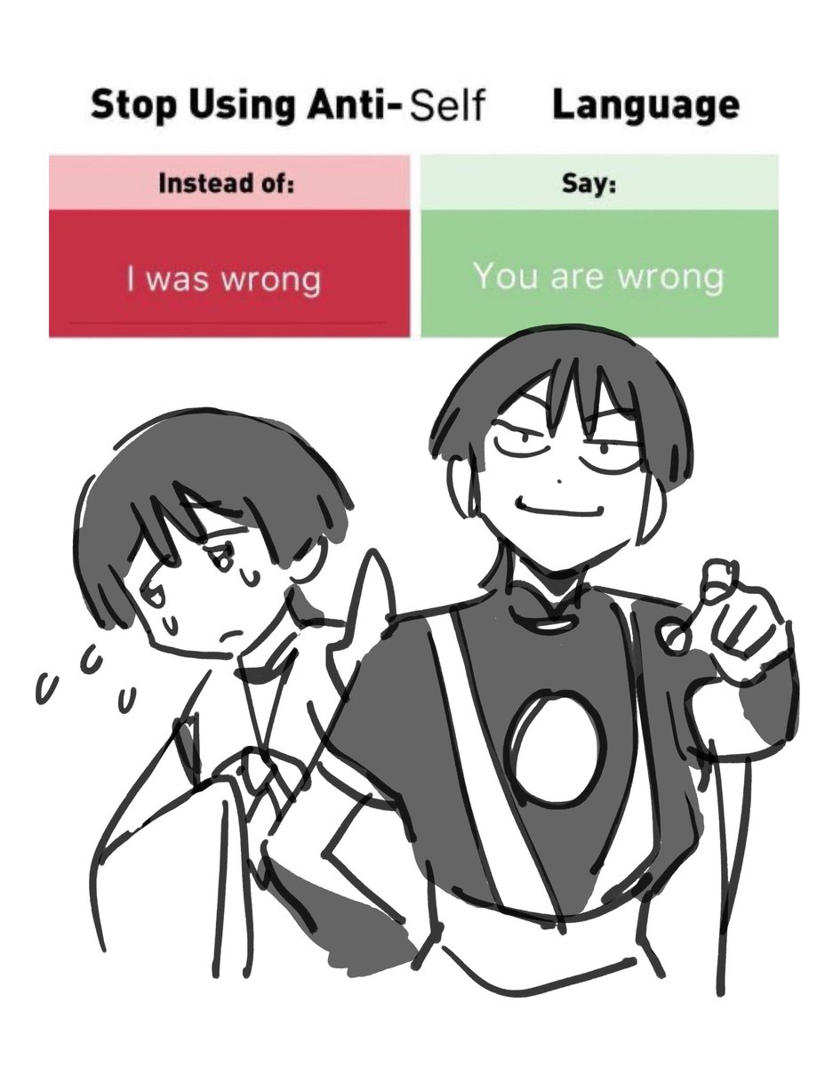 「🛑 STOP👎🚫 Using Anti-Self Language, with Scara and Kabukim」fenkko 🎶の漫画