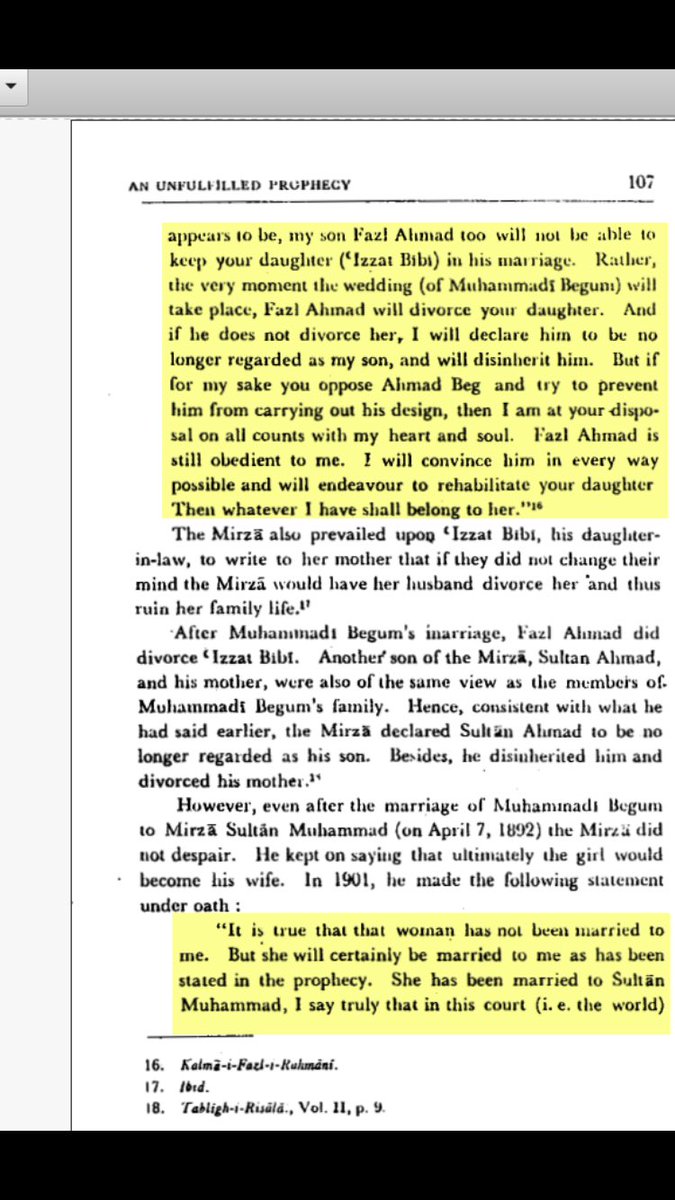 A timeline of the Muhammadi Begum prophecy - Ahmadi Highlights | Rattibha