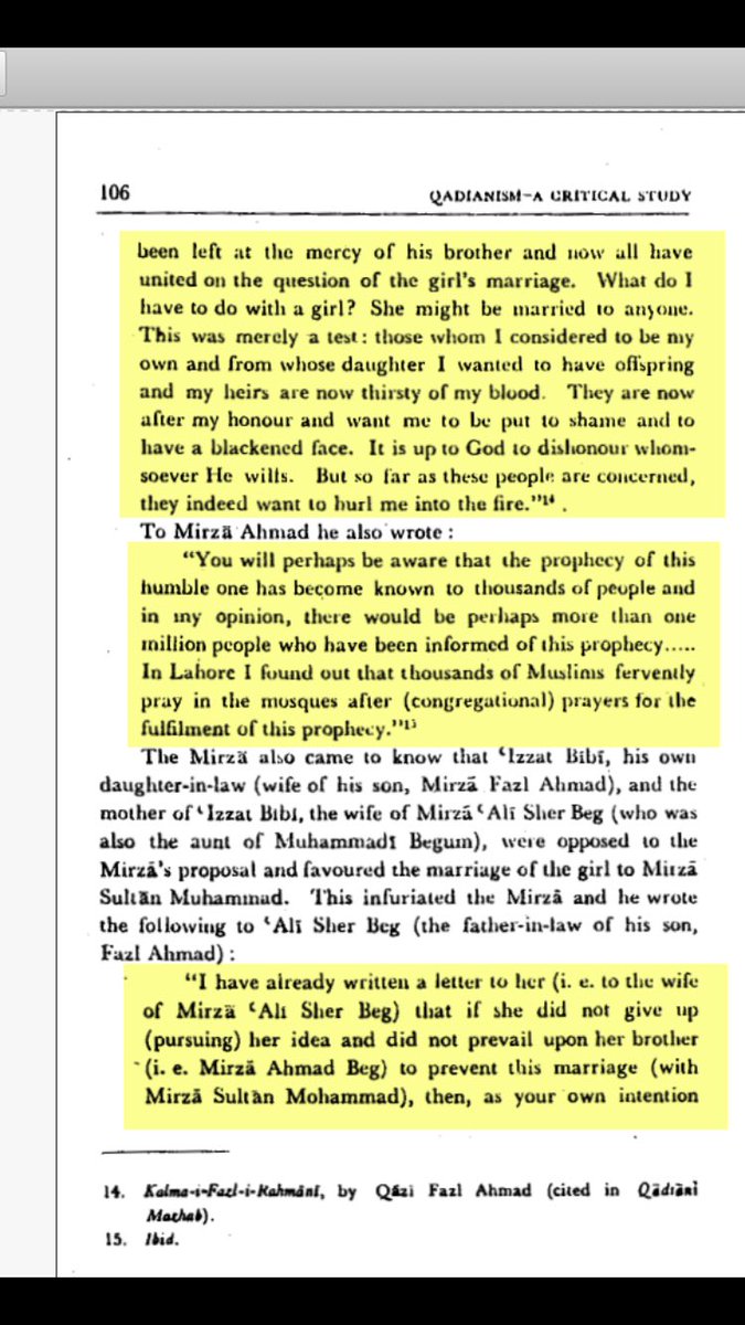 A timeline of the Muhammadi Begum prophecy - Ahmadi Highlights | Rattibha