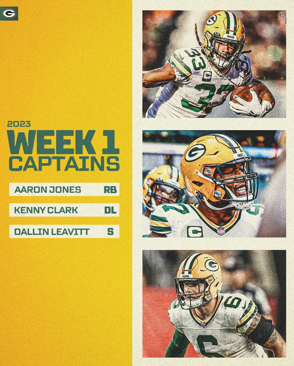 Packers Team Captains