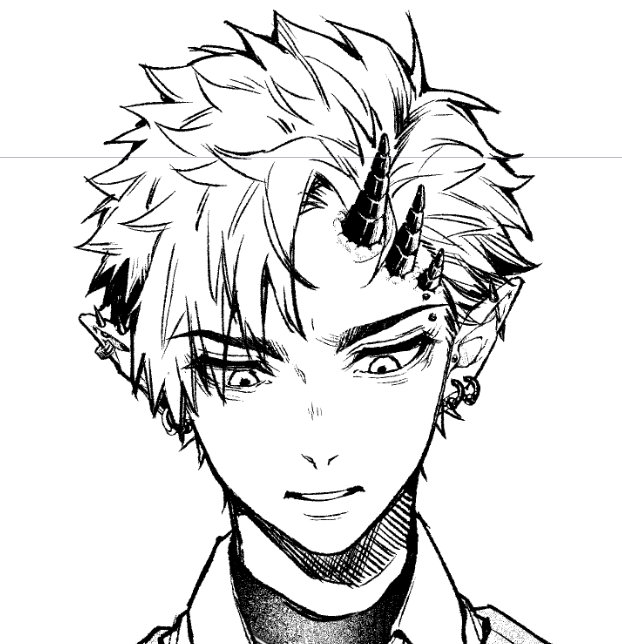 「上にコマがかぶさってアグくんのシャツが見えなくなっちゃうのでここで供養🫣(+お顔) 」りふる💐＠C106㈰東4-ﾐ18abの漫画