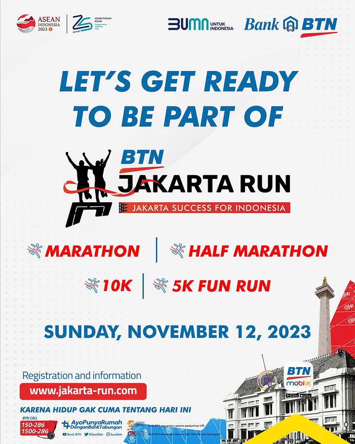 BTN Jakarta Run • 2023 – LariKu.info