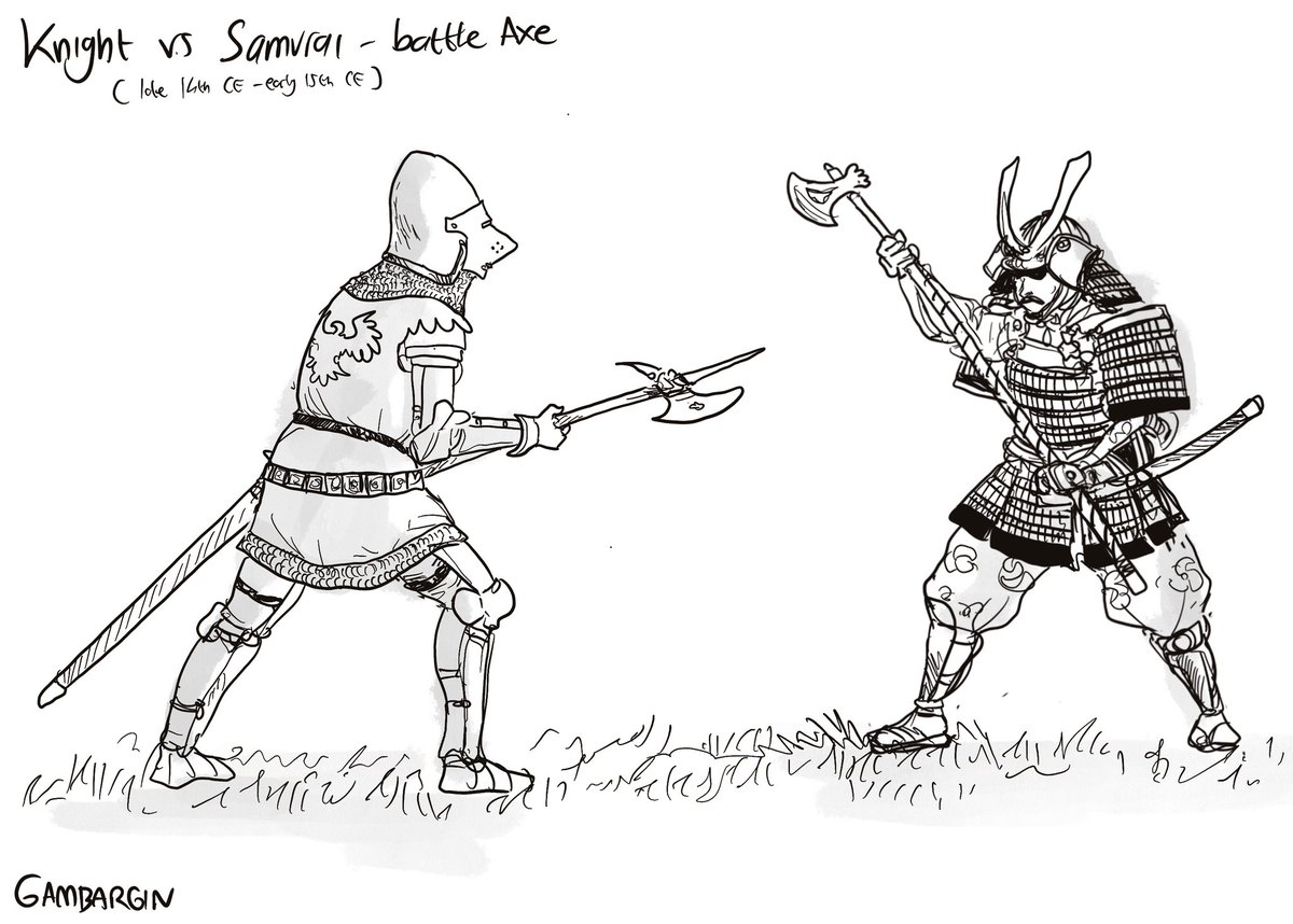 Samurai Battle Drawing