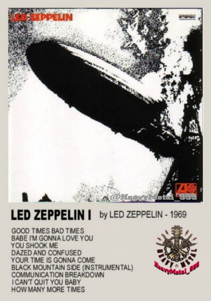 Led Zeppelin 1969 Album
