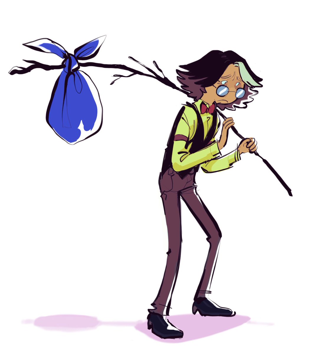 「simon but as that sad ant image 」|⌛️Time/Caleb/Clover⌛️のイラスト