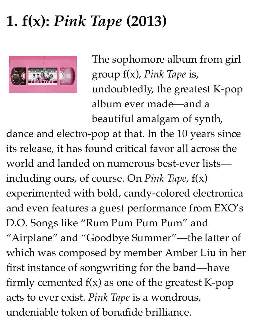 F(x) Pink Tape Album Art