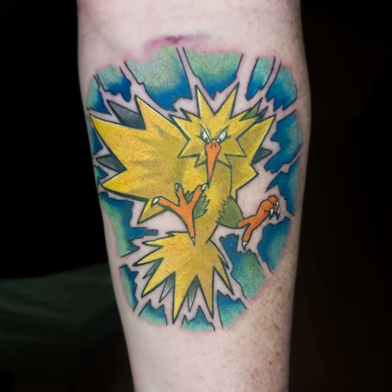 Articuno Zapdos Moltres Tatuaggio