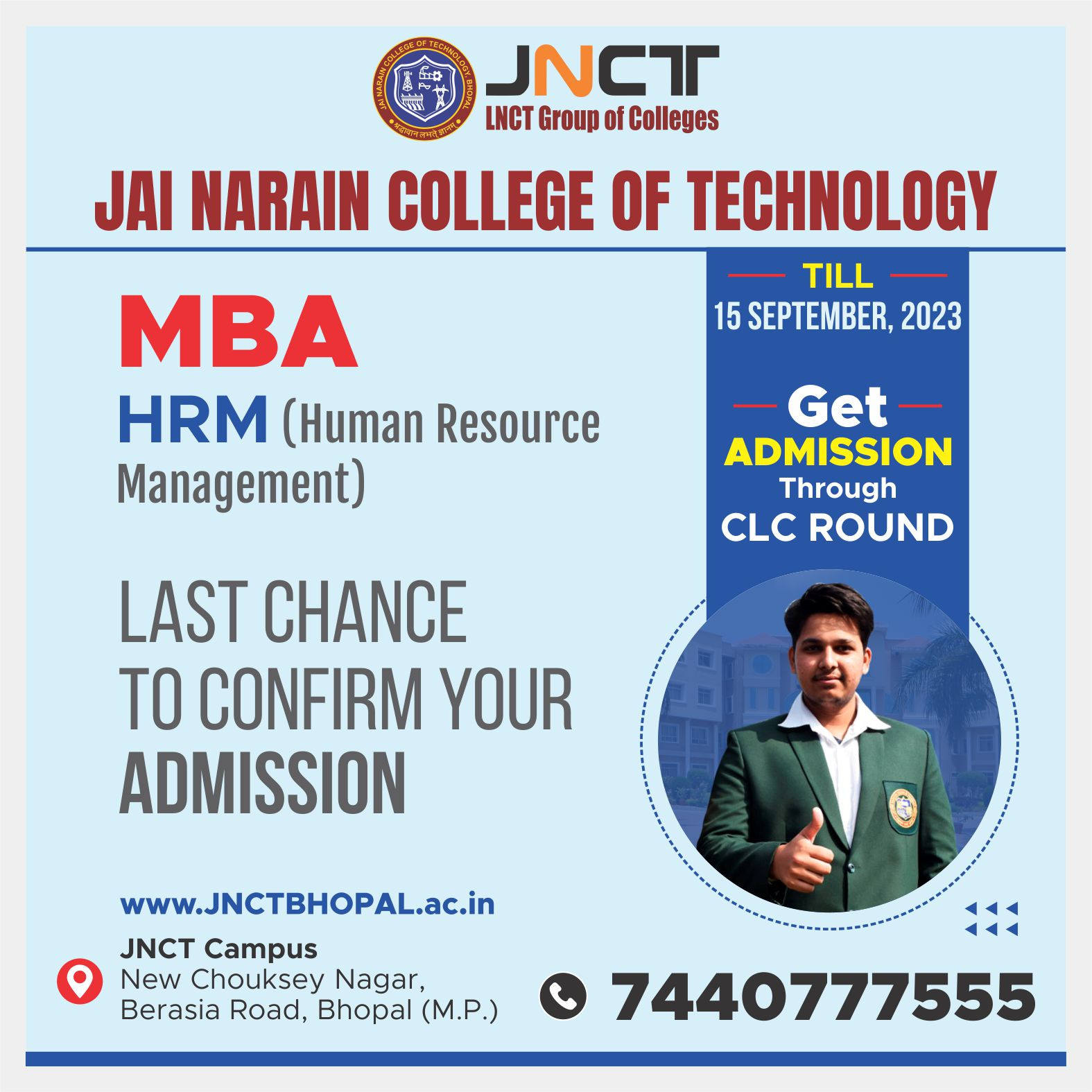 Jnct Bhopal Logo Jai Narain College Of Technology JNCT Bhopal