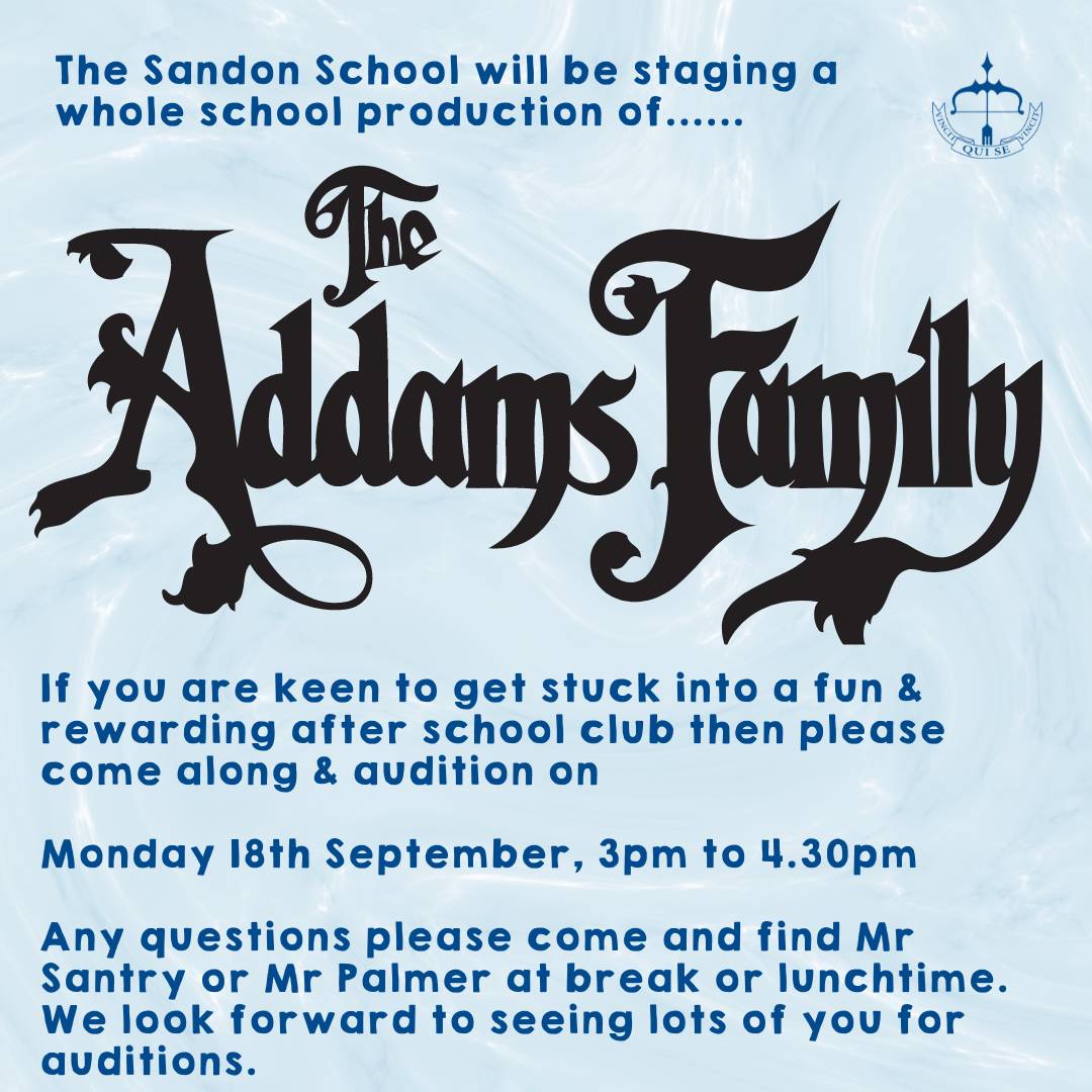 Welcome to The Sandon School