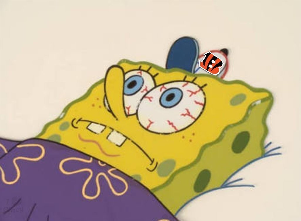 Spongebob Laying In Bed