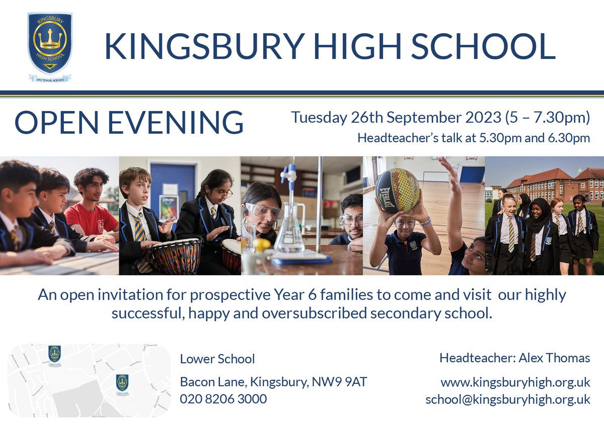 Welcome to Kingsbury High School