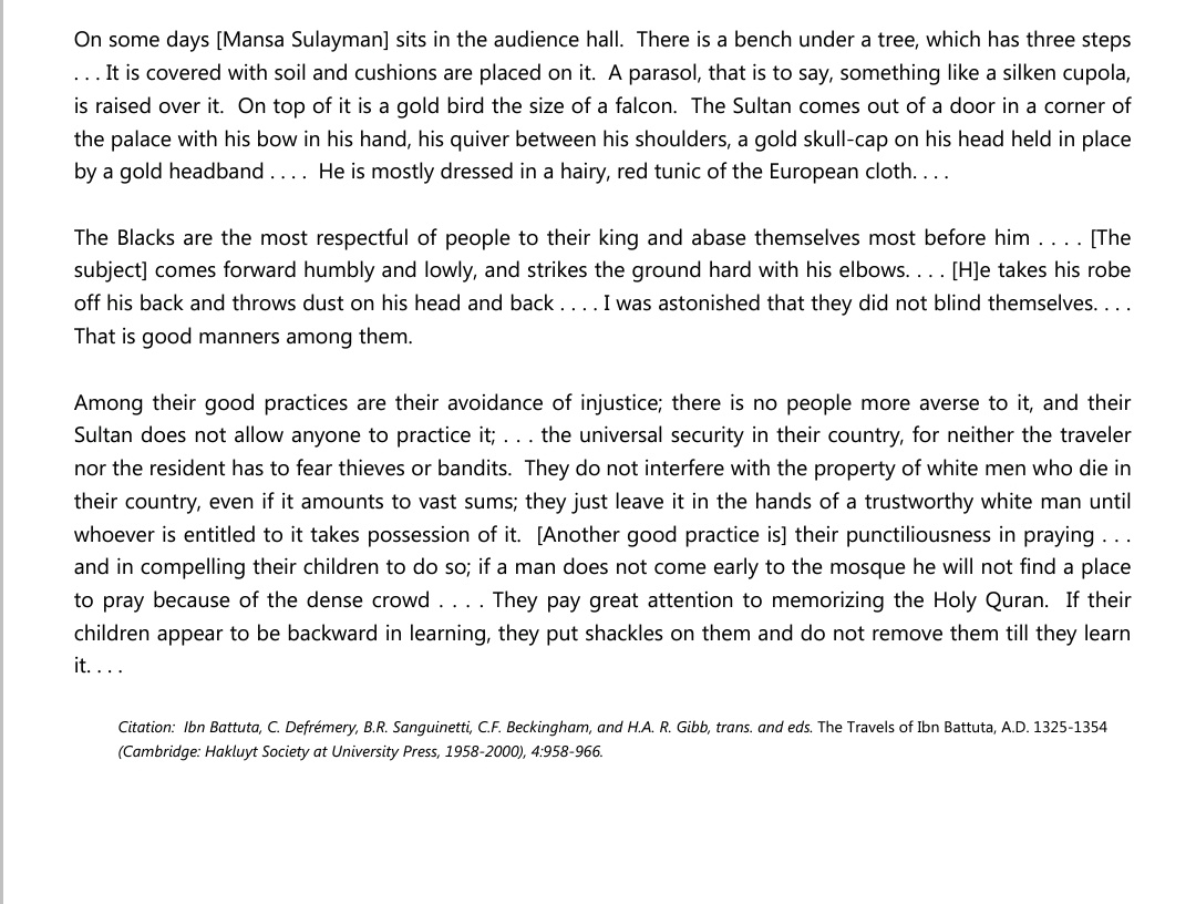 These are the only eyewitness accounts of Mansa Musa & his pilgrimage ...