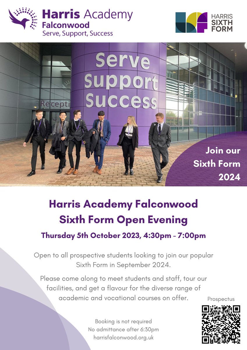 Application Procedure - Harris Sixth Form